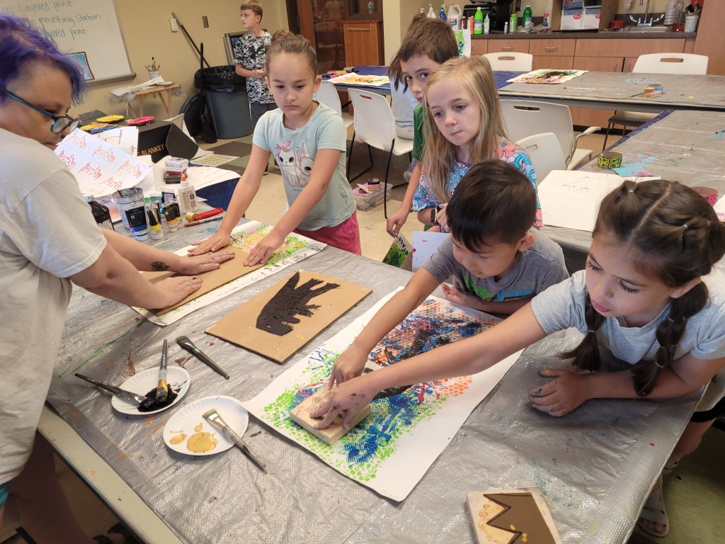Printmaking Art Camp - A to Z Artistry